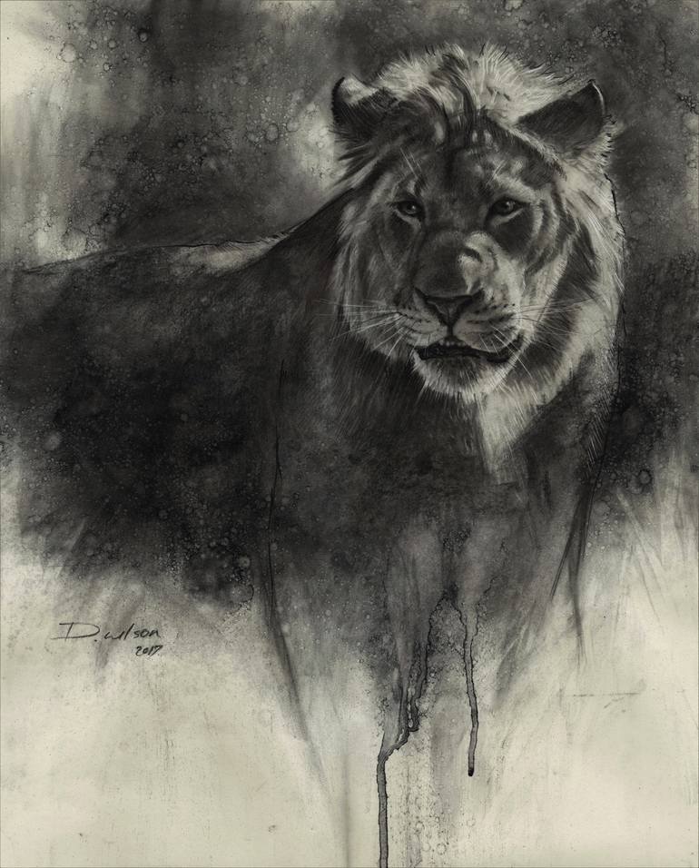 The King Drawing by Daniel Wilson | Saatchi Art