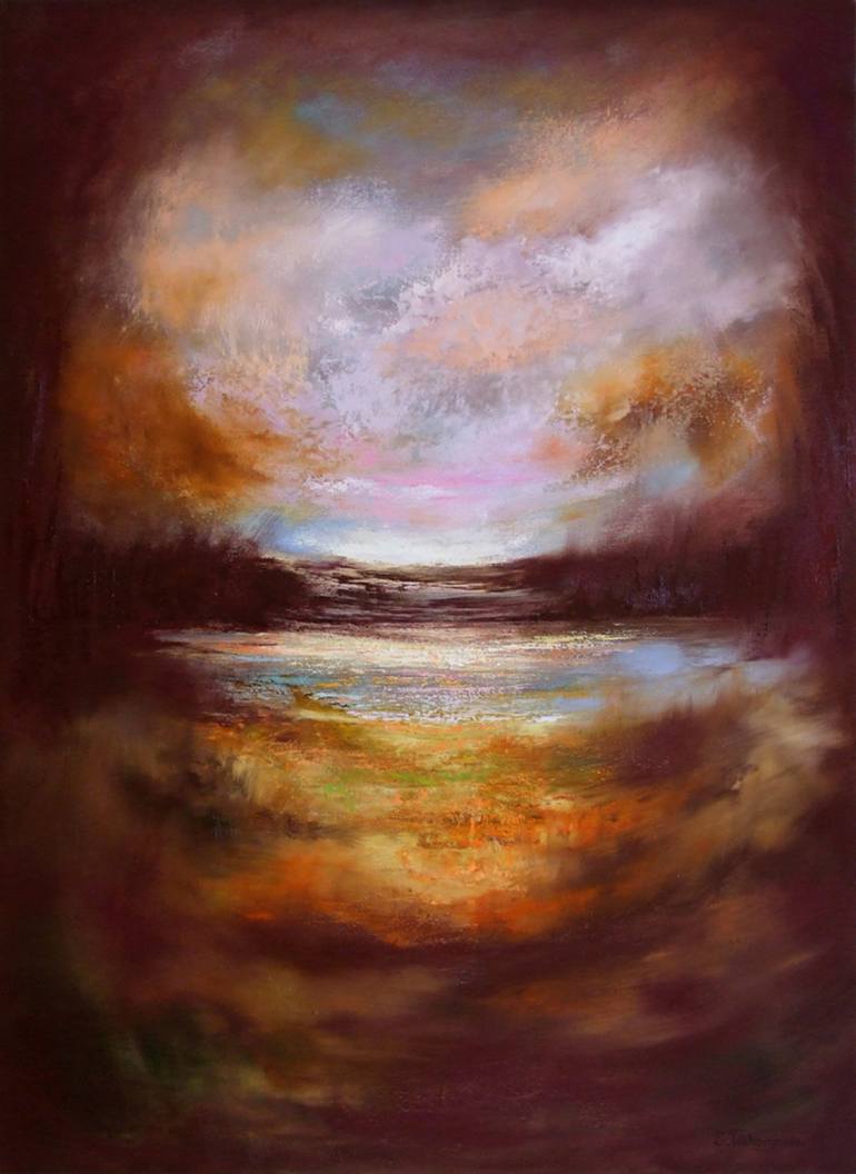 Deep haze Painting by Svitlana Tykhomyrova | Saatchi Art