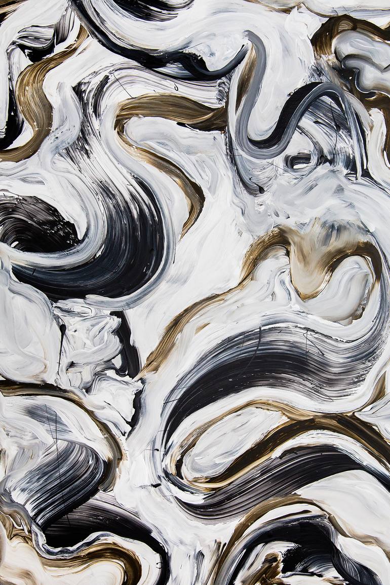 Air Flows. Painting by Alena Krupetskova | Saatchi Art