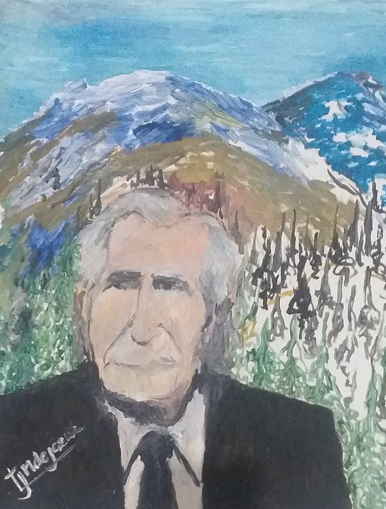 Miguel Torga Painting by TJM de Jesus | Saatchi Art