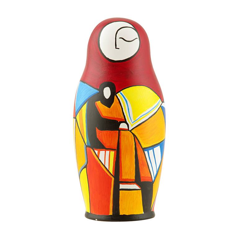 Porcelain nesting dolls Sculpture by Varvarra Art Sculpture by Varvarra ...