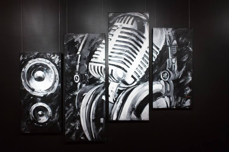 Sound Waves Painting by Aidan Ba | Saatchi Art