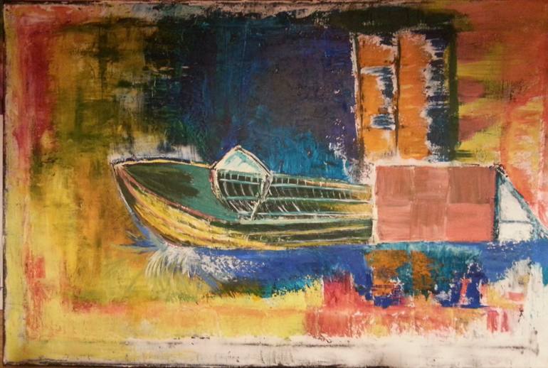 Boat Painting by Georgi Genov | Saatchi Art