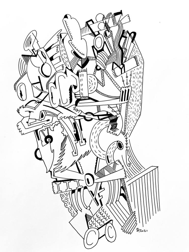 Respect for the Elders Drawing by Tiphanie Spencer | Saatchi Art