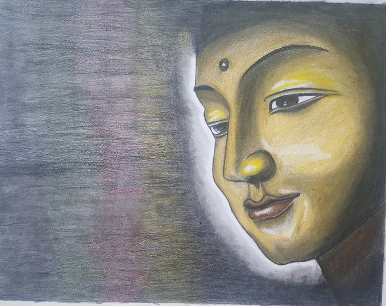 Buddha Painting by Pema Wangchuk | Saatchi Art