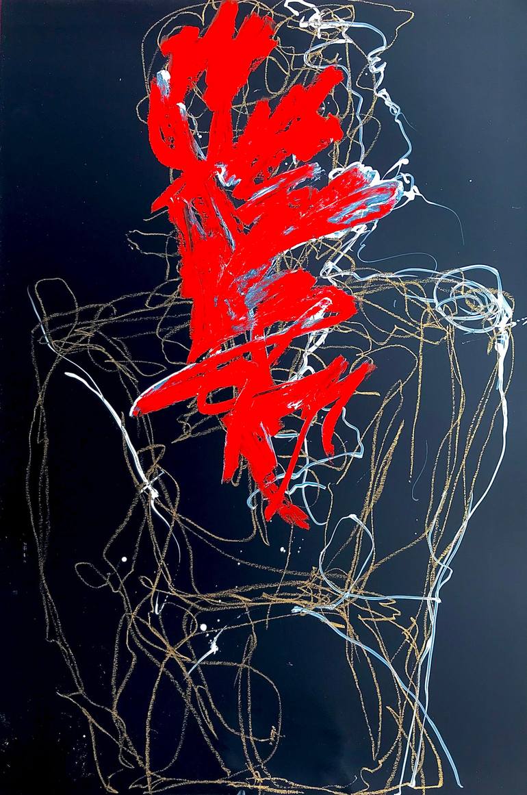 Afraid Painting by Brad Maushart | Saatchi Art