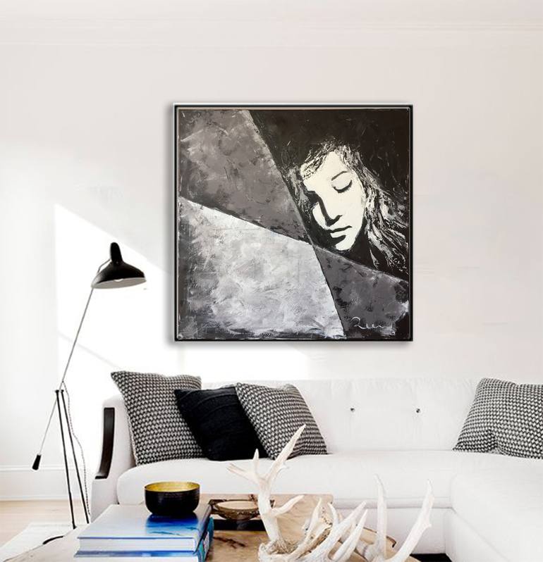 What lies behind II Painting by Reem Khader | Saatchi Art