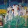Seaview Painting by Reem Khader | Saatchi Art