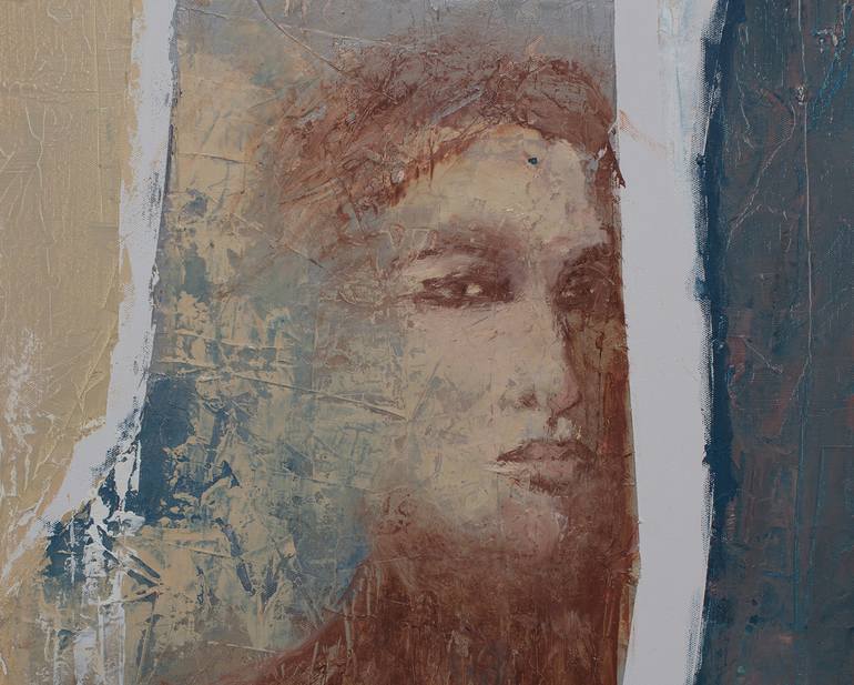 I Contemplate Painting by Reem Khader | Saatchi Art