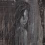 Through the looking glass Painting by Reem Khader | Saatchi Art
