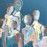 Blue Serenity Painting by Reem Khader | Saatchi Art