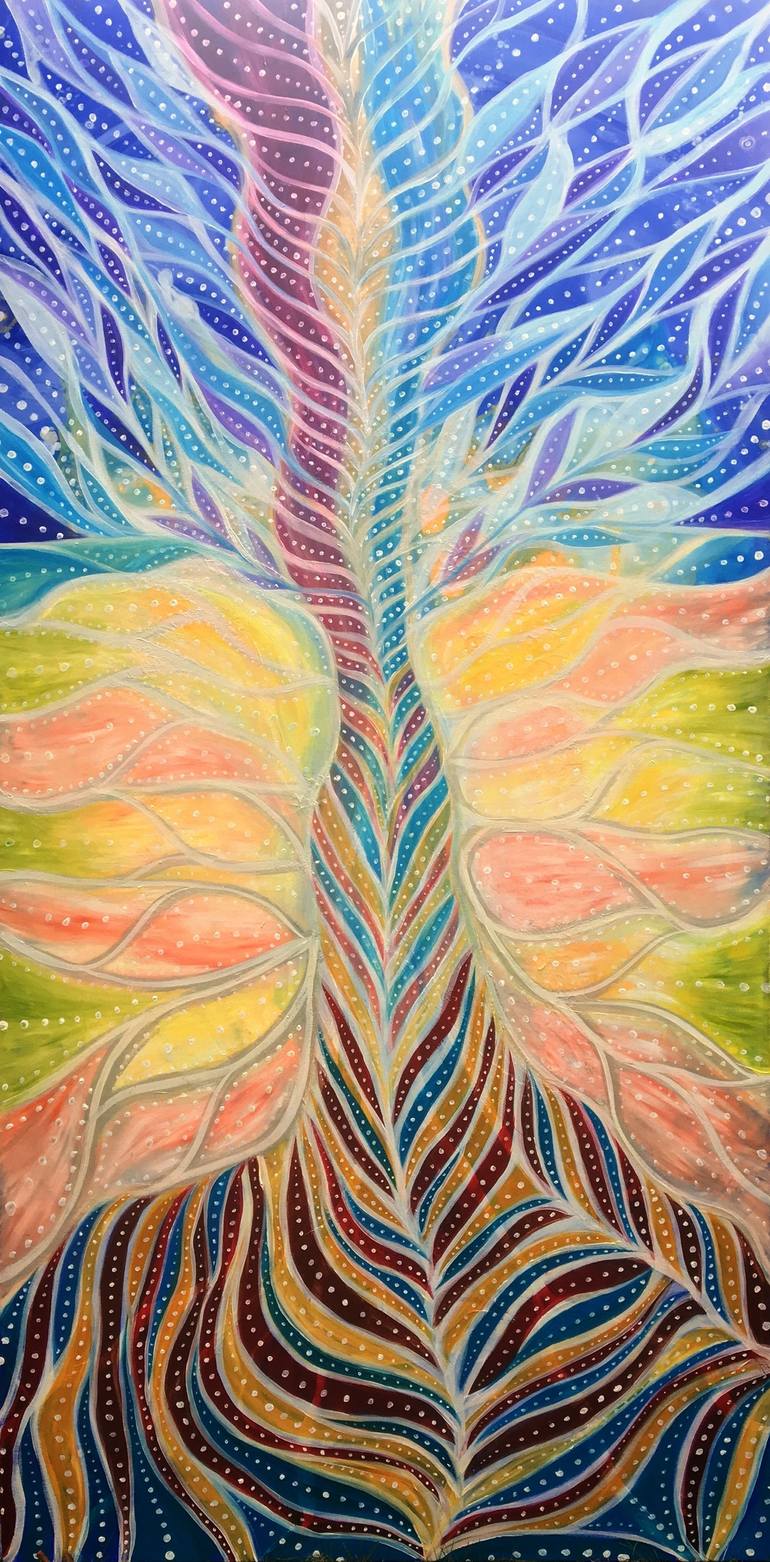 Drzewo nieskończoności Infinity tree Painting by Ariana Karima ...