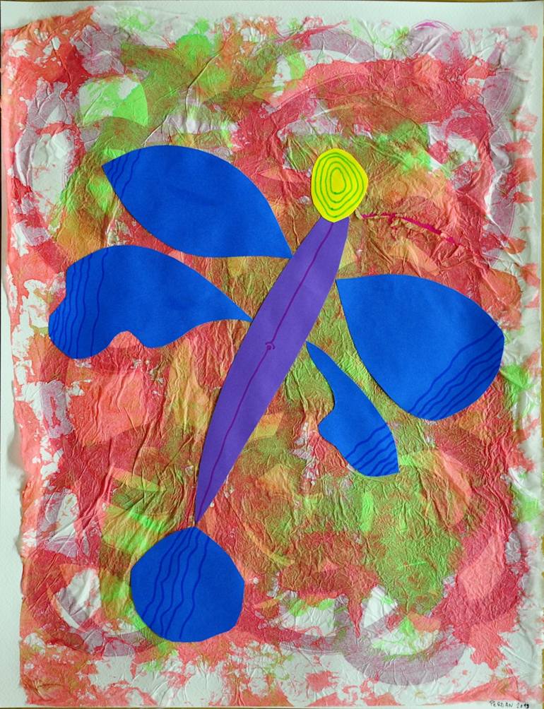 Art on paper - The perfect insect Collage by Walter Perdan | Saatchi Art