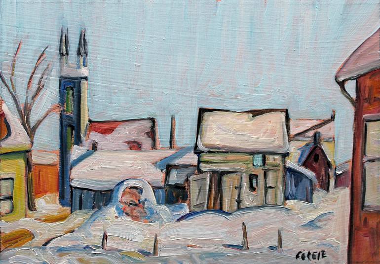 Ontario Winter Painting by Doug Cosbie | Saatchi Art