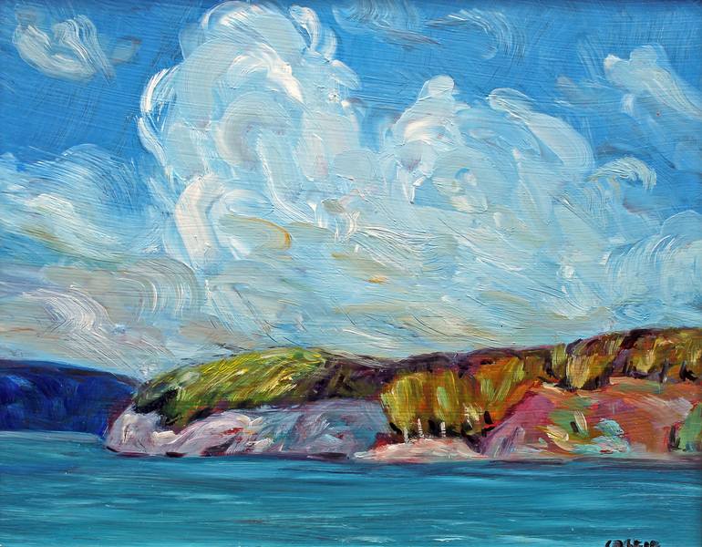 Curley Lake, Gatineau Hills, Quebec Painting by Doug Cosbie | Saatchi Art