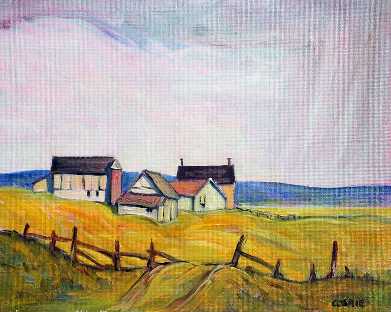 OTTAWA VALLEY FARM BY DOUG COSBIE Painting by Doug Cosbie | Saatchi Art