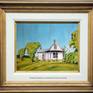 American Gothic House, Eldon Iowa by Doug Cosbie Painting by Doug ...