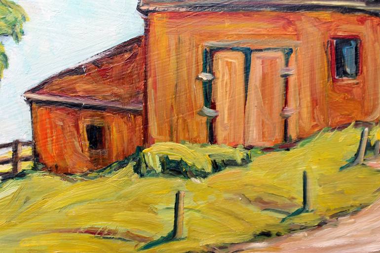 Dunrobin Barn Painting by Doug Cosbie | Saatchi Art