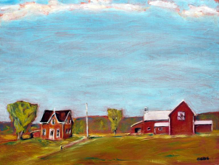 DUNROBIN FARM, ONTARIO Painting by Doug Cosbie | Saatchi Art