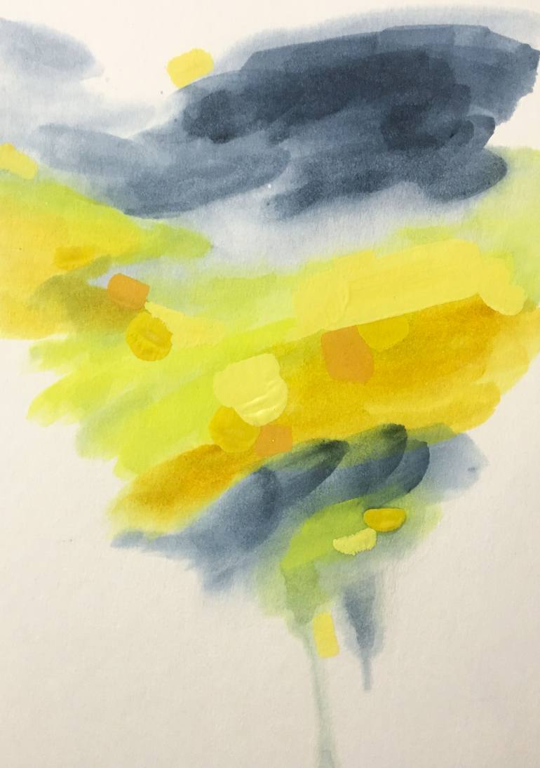 Clouds Have Gathered Painting by Vasil Vasilev | Saatchi Art