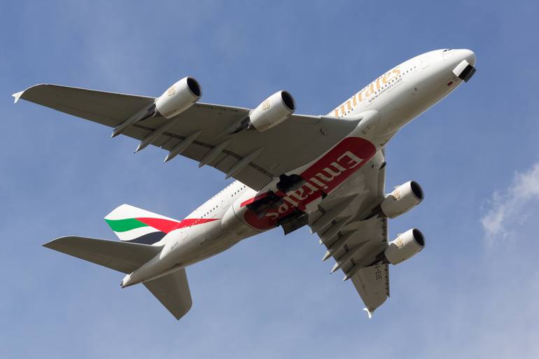 Emirates A380 Photography by John Daly | Saatchi Art