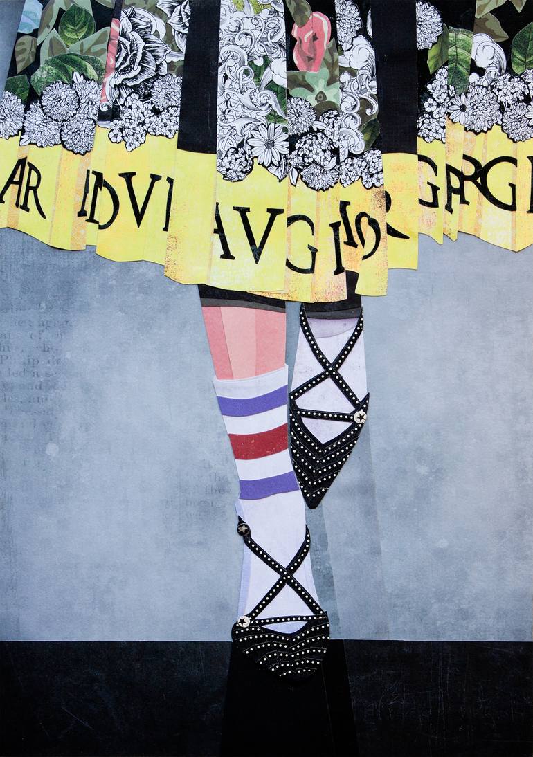 I lost my shoes and left the party Collage by Ana Carvalho | Saatchi Art