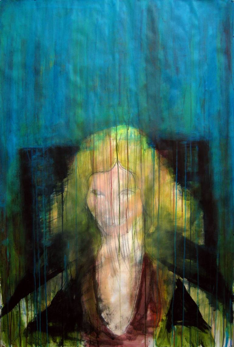 Hollywood Poolside I Painting by Sean Gabriel Ellul | Saatchi Art