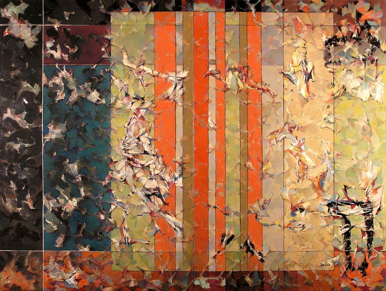 Silver Screen ( diptych ) Painting by Robert Chapman | Saatchi Art