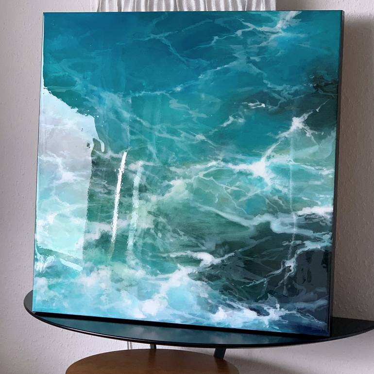 Ocean cubes R-1 - Limited Edition of 1 Mixed Media by Irina Laube ...
