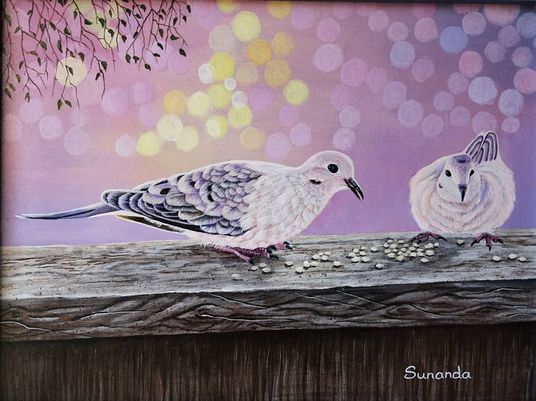 Pure Bliss Painting by Sunanda Sarker | Saatchi Art