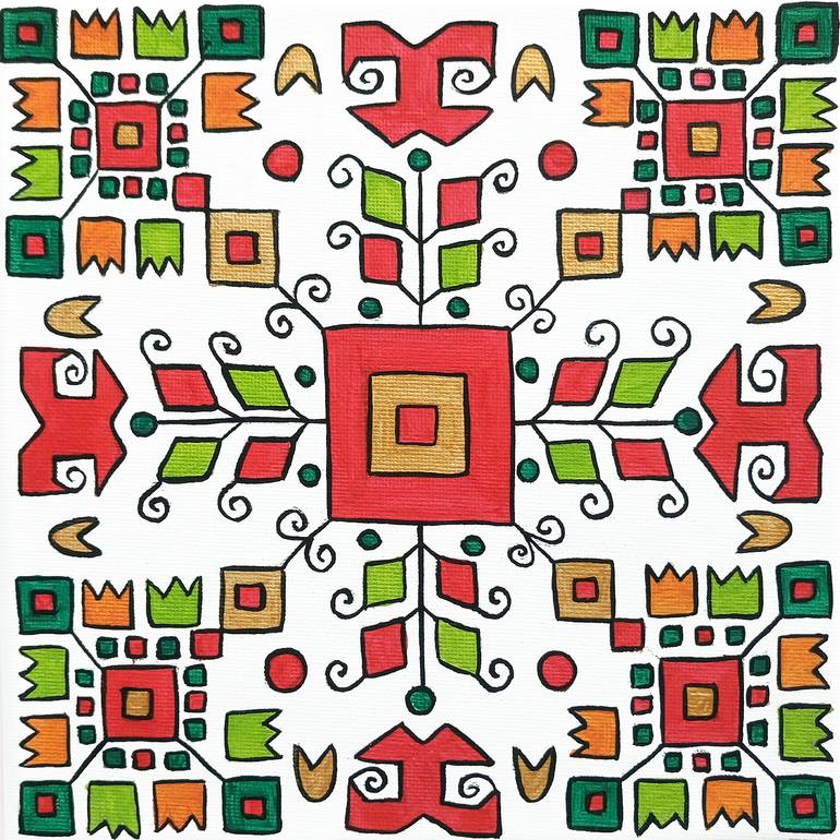 Shevica from Bulgaria - Rodopi Painting by Mihaela Zaneva | Saatchi Art