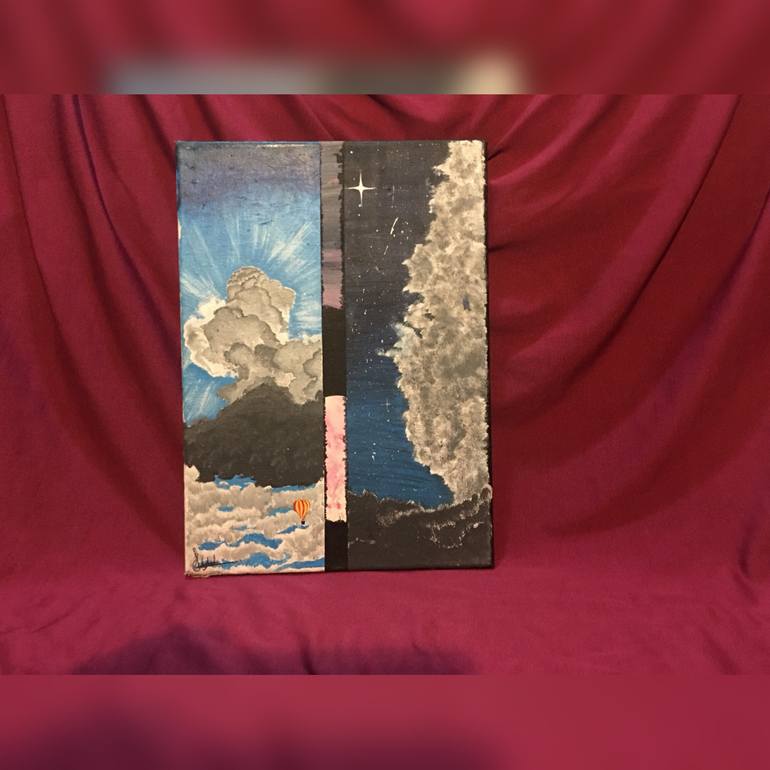 Clouds Are My Inspiration Painting by Summa Nashabe | Saatchi Art