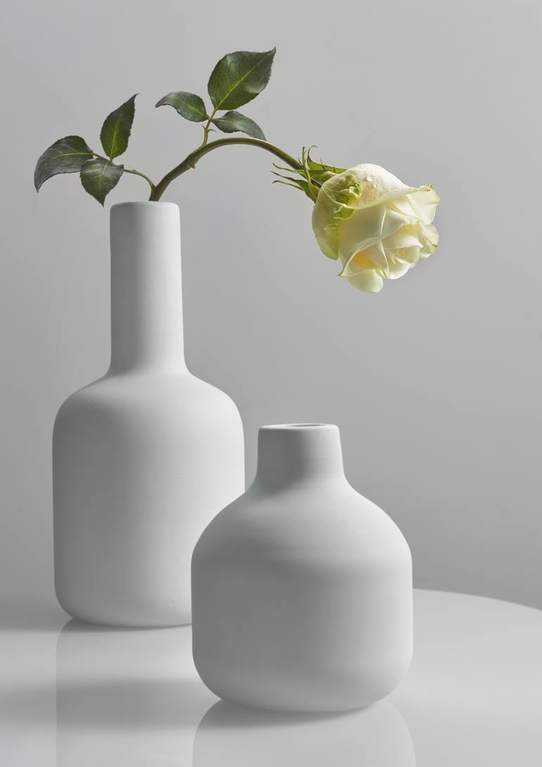 White Rose with Vase - Limited Edition 1 of 15 Photography by Barry ...