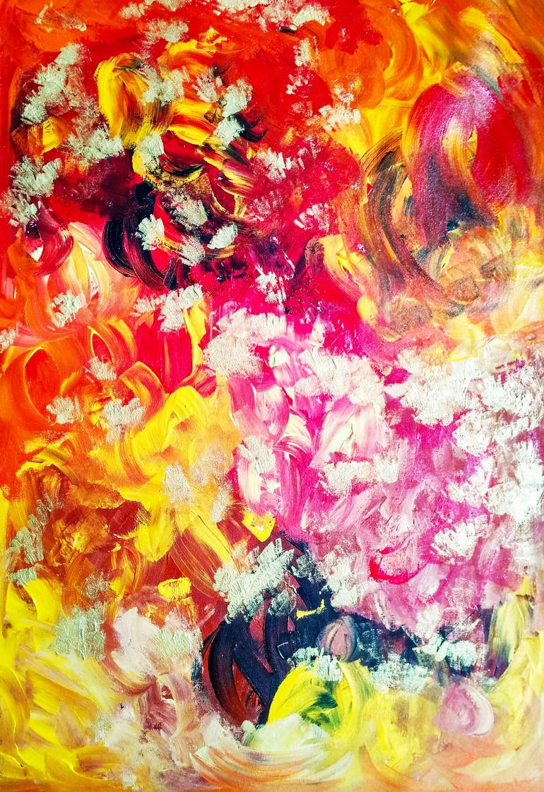 The Unstoppable Painting by Smita Biswas | Saatchi Art
