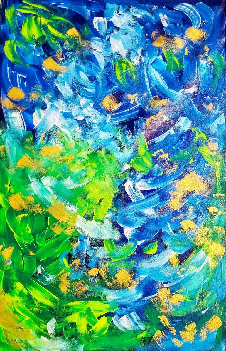 The Unstoppable 2 Painting by Smita Biswas | Saatchi Art