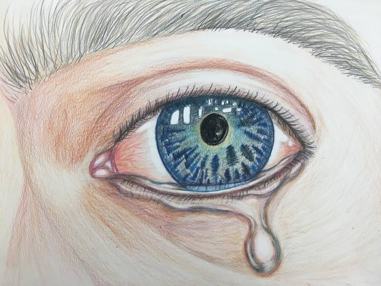 Eye tree Drawing by Thayna Costa | Saatchi Art