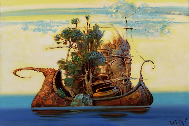 Spirit of the wind Painting by Konstantin Kansky | Saatchi Art