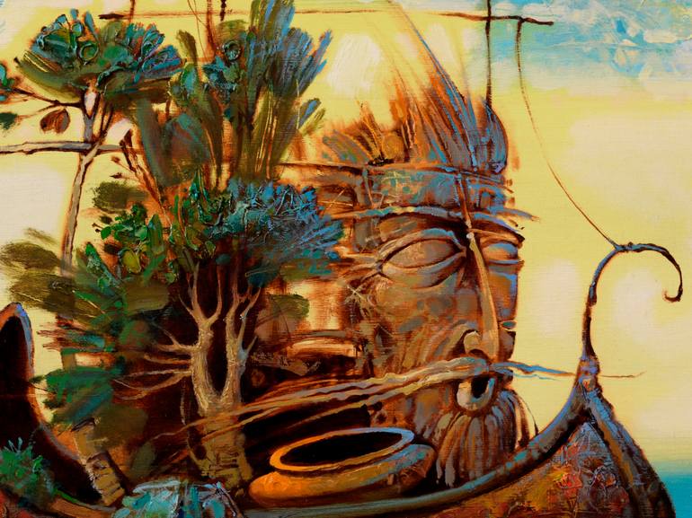 Spirit of the wind Painting by Konstantin Kansky | Saatchi Art