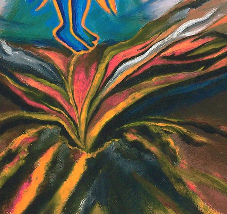 Jeevan - Life Painting by Uma Ramakrishnan | Saatchi Art