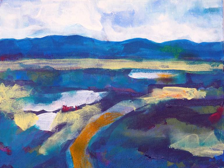 To the Fjord Painting by Jan Parsons | Saatchi Art