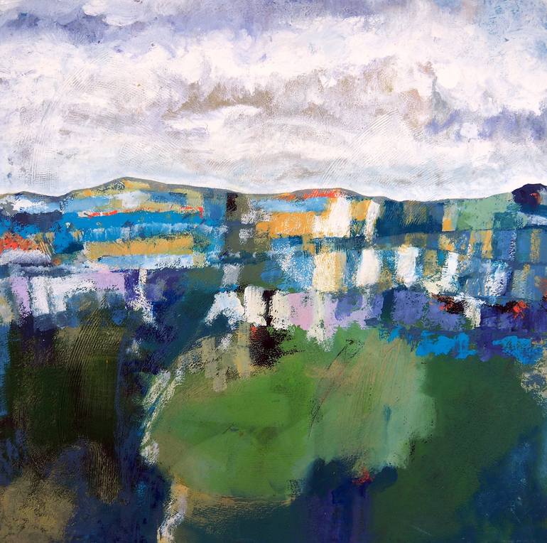 Skyline Painting by Jan Parsons | Saatchi Art