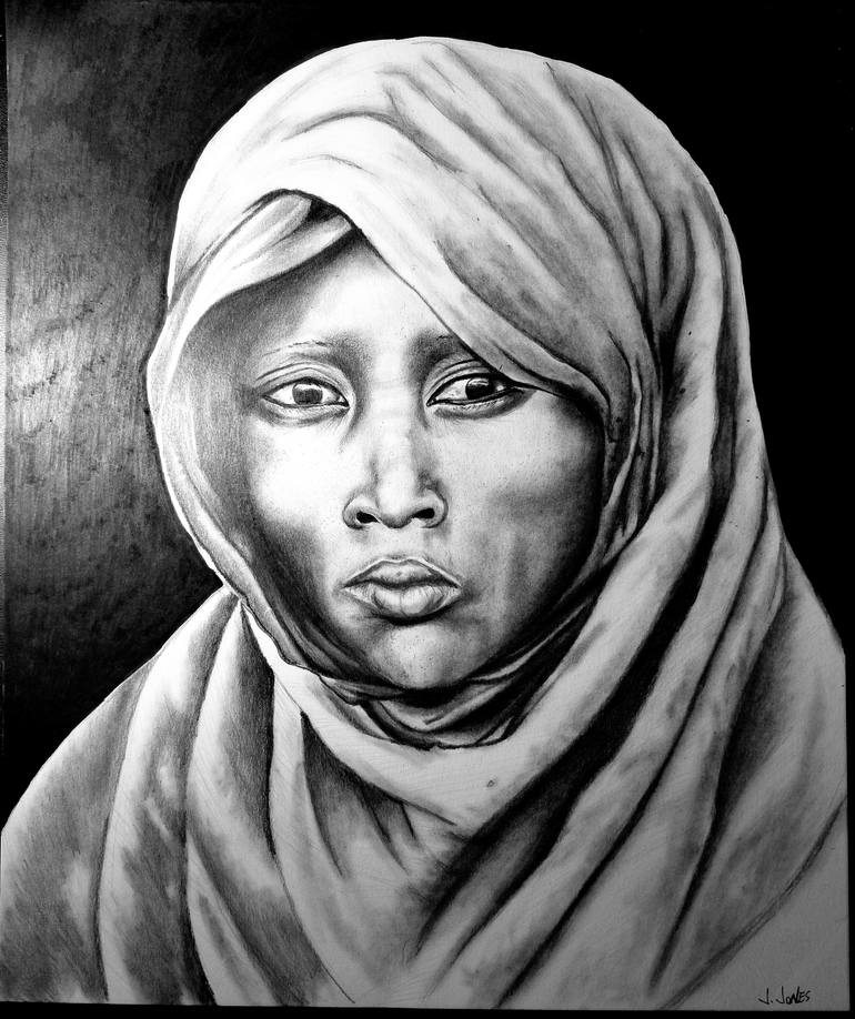 The observer Drawing by Ja'Quay Jones | Saatchi Art