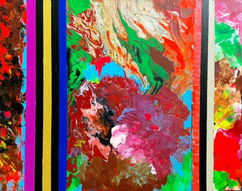 Split View Painting by Geeta Vashistha | Saatchi Art