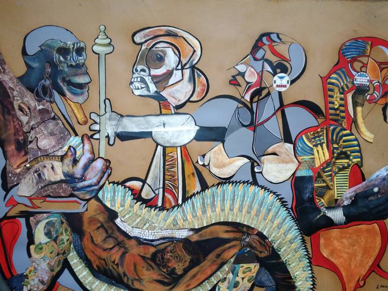 Untitled Collage by Ayanda Mabulu | Saatchi Art