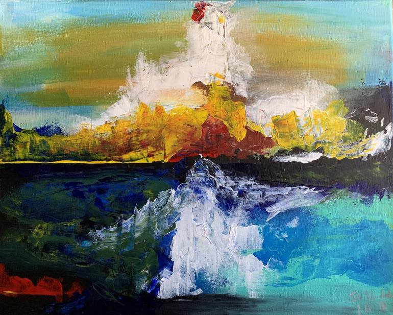 Lost at Sea Painting by Jasmyn Madden | Saatchi Art