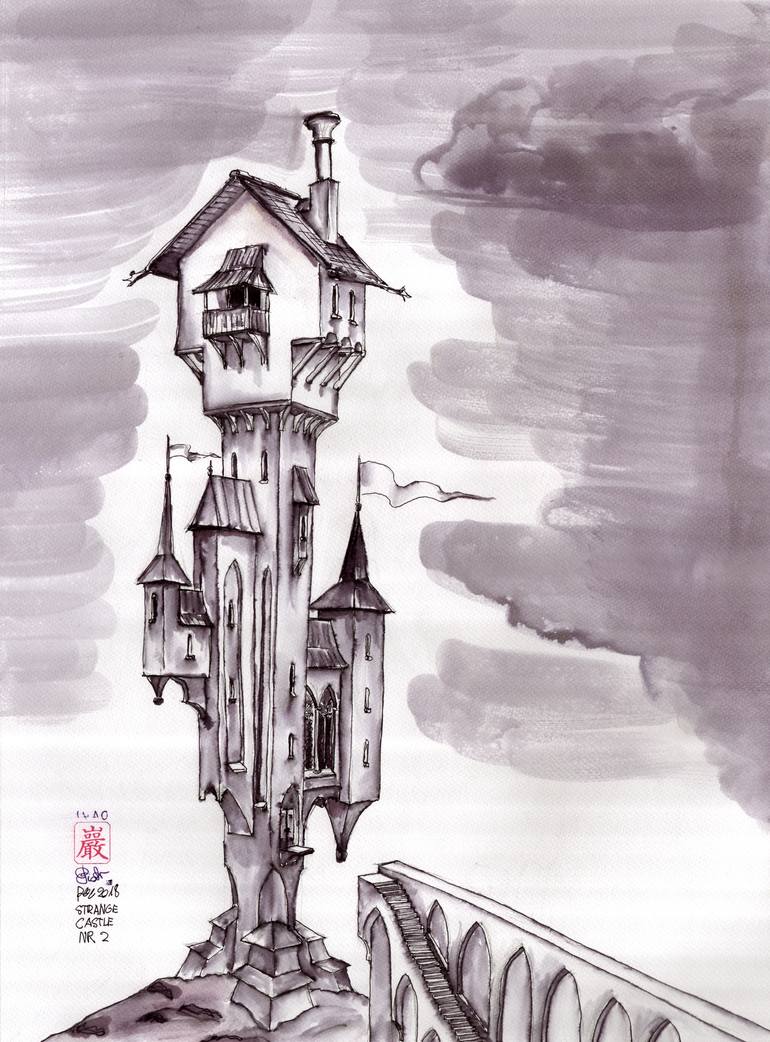 Castle Tower Drawing