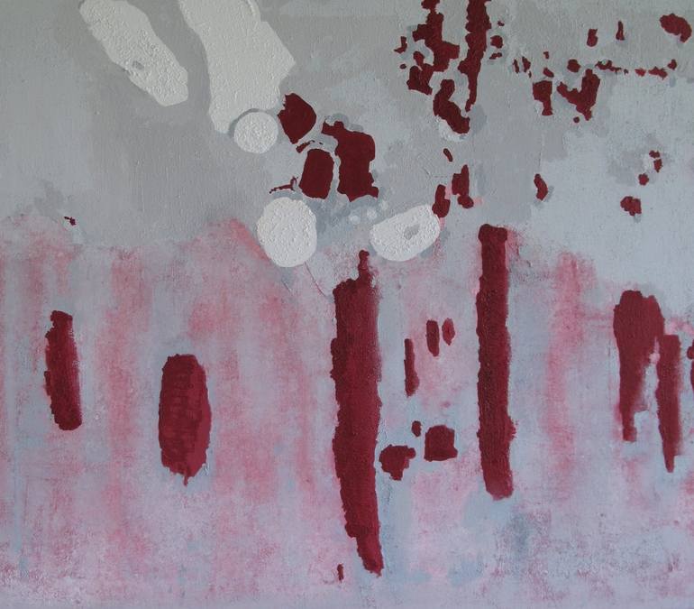 Venice Crimson Painting by Rhonda Whitehead | Saatchi Art