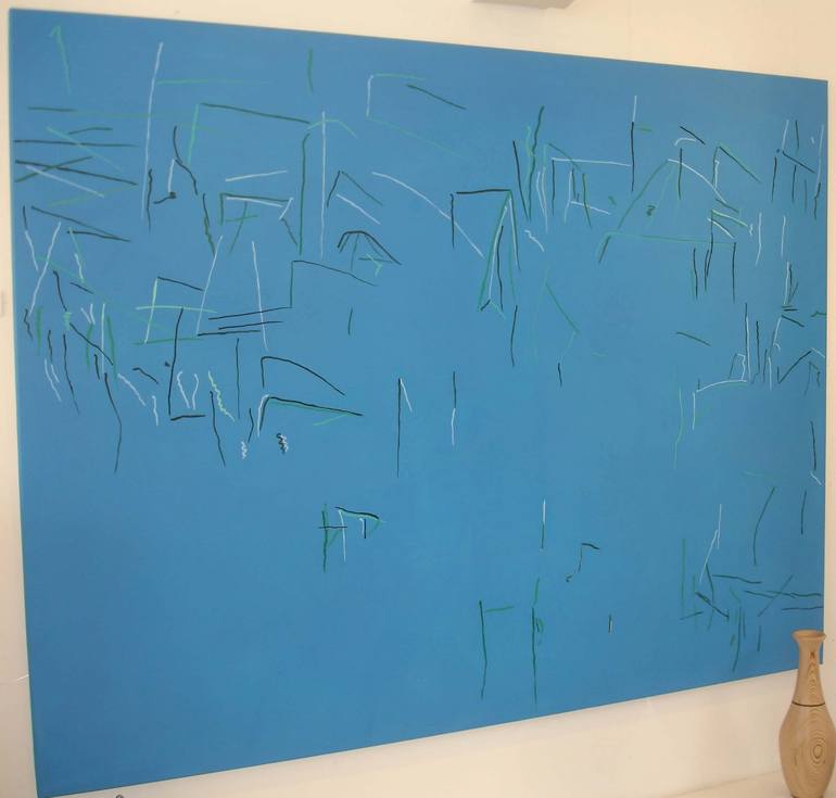 Reeds Painting by Rhonda Whitehead | Saatchi Art