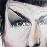 Lord of Star Trek the Vulcan Spock played by Leonard Nimoy Painting by ...