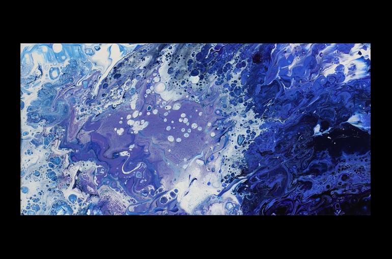 Blue Ice Painting by Art Lee Bivens | Saatchi Art